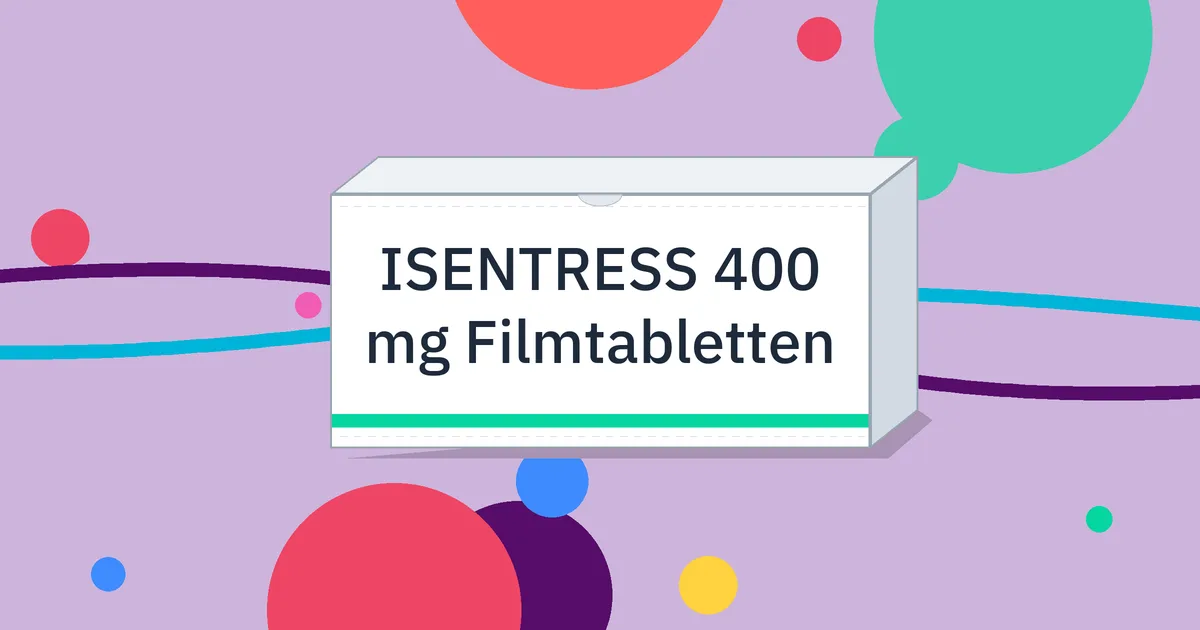 Symbolbild: Packung mit der Aufschrift ISENTRESS 400 mg Filmtabletten (PZN 13965791) – Verfügbarkeit und Bezug in Apotheken in Frankfurt am Main