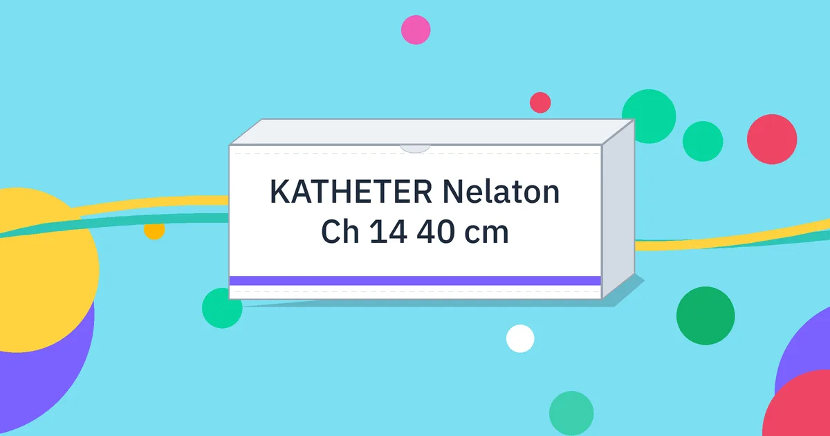 Symbolbild: Packung mit der Aufschrift KATHETER Nelaton Ch 14 40 cm (PZN 07489760) – Verfügbarkeit und Bezug in Apotheken in Frankfurt am Main