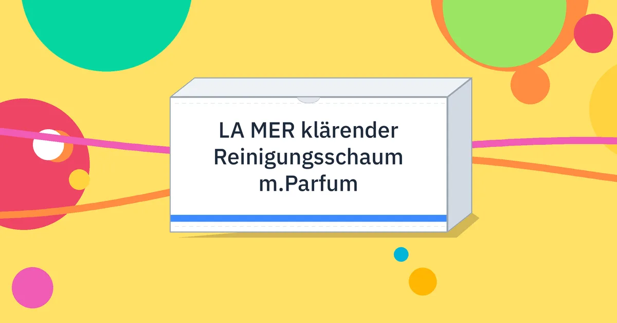 Symbolbild: Packung mit der Aufschrift LA MER klärender Reinigungsschaum m.Parfum (PZN 20571963) – Verfügbarkeit und Bezug in Apotheken in Frankfurt am Main