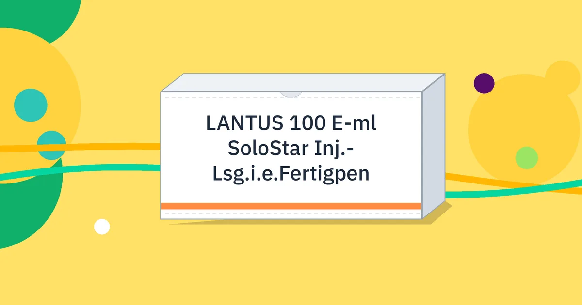 Symbolbild: Packung mit der Aufschrift LANTUS 100 E-ml SoloStar Inj.-Lsg.i.e.Fertigpen (PZN 17843990) – Verfügbarkeit und Bezug in Apotheken in Frankfurt am Main