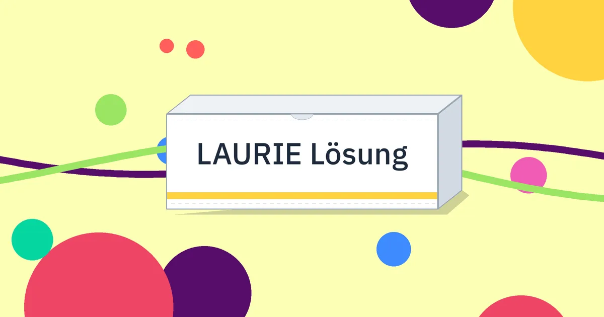 Symbolbild: Packung mit der Aufschrift LAURIE Lösung (PZN 04988899) – Verfügbarkeit und Bezug in Apotheken in Frankfurt am Main