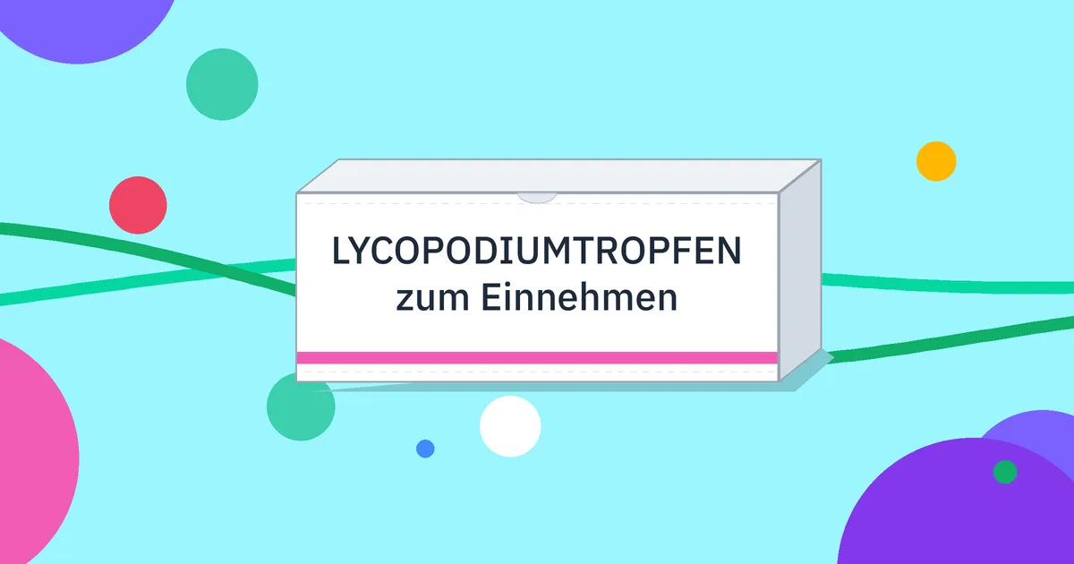 Symbolbild: Packung mit der Aufschrift LYCOPODIUMTROPFEN zum Einnehmen (PZN 11866932) – Verfügbarkeit und Bezug in Apotheken in Frankfurt am Main