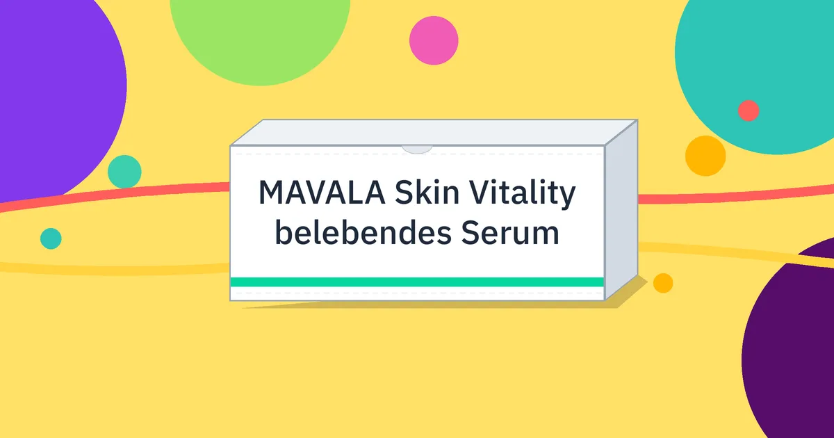 Symbolbild: Packung mit der Aufschrift MAVALA Skin Vitality belebendes Serum (PZN 13694754) – Verfügbarkeit und Bezug in Apotheken in Frankfurt am Main
