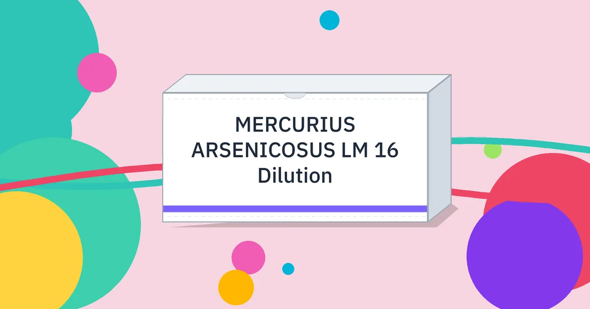 Symbolbild: Packung mit der Aufschrift MERCURIUS ARSENICOSUS LM 16 Dilution (PZN 13606135) – Verfügbarkeit und Bezug in Apotheken in Frankfurt am Main