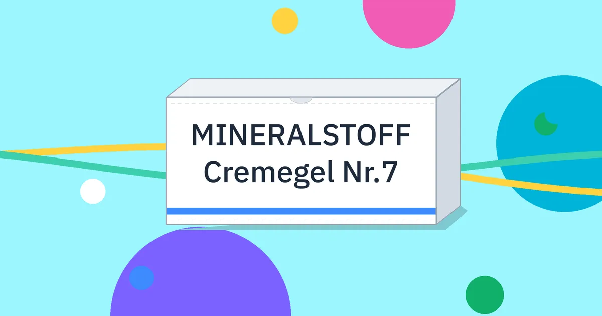 Symbolbild: Packung mit der Aufschrift MINERALSTOFF Cremegel Nr.7 (PZN 02733037) – Verfügbarkeit und Bezug in Apotheken in Frankfurt am Main