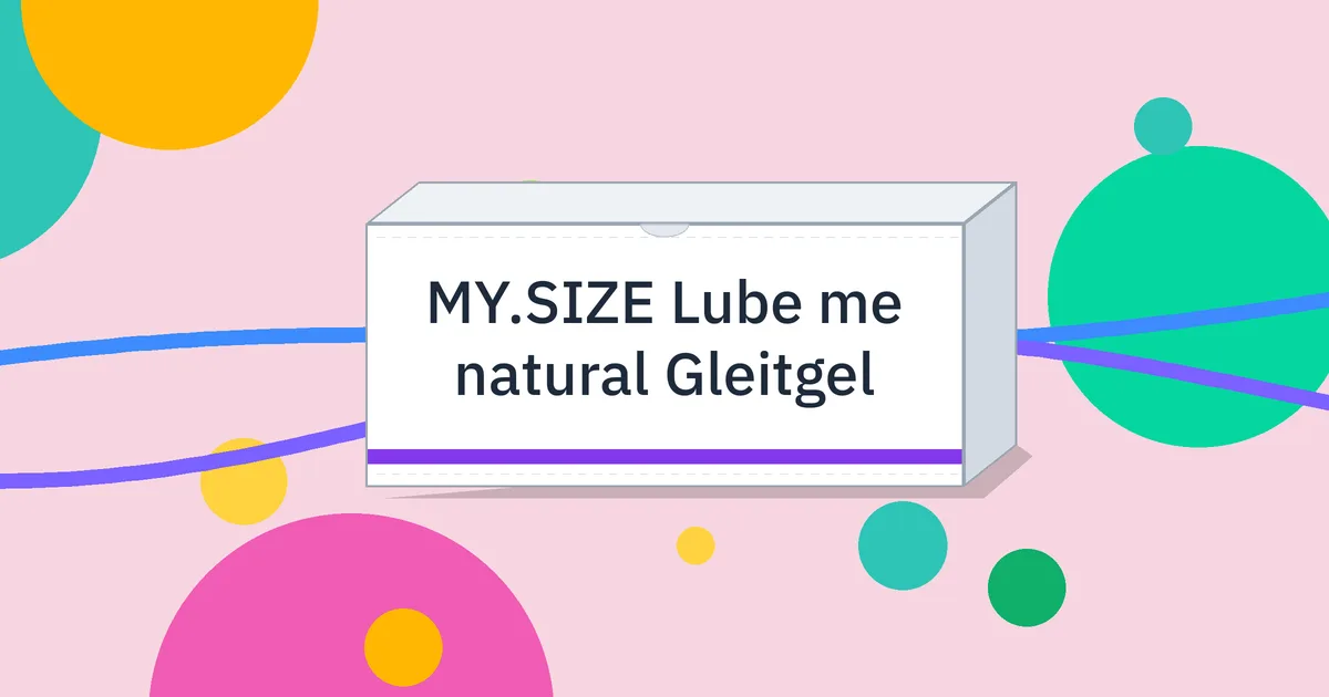 Symbolbild: Packung mit der Aufschrift MY.SIZE Lube me natural Gleitgel (PZN 18034086) – Verfügbarkeit und Bezug in Apotheken in Frankfurt am Main