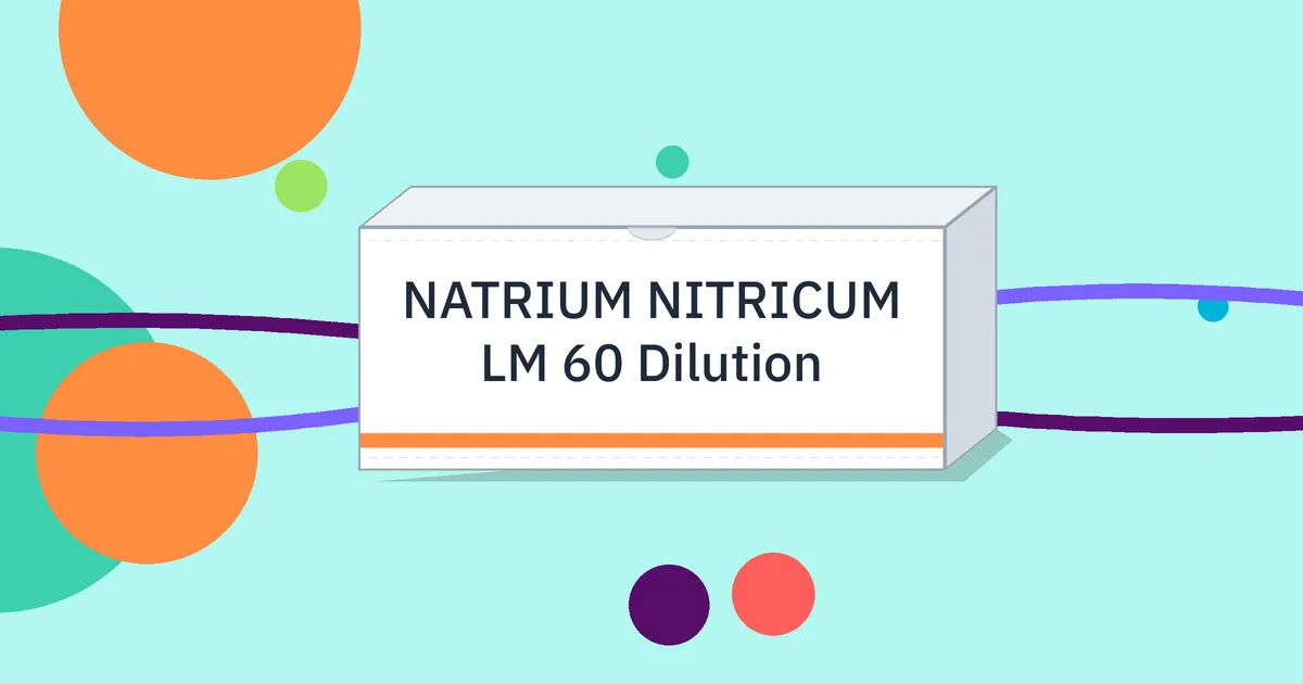 Symbolbild: Packung mit der Aufschrift NATRIUM NITRICUM LM 60 Dilution (PZN 12965903) – Verfügbarkeit und Bezug in Apotheken in Frankfurt am Main