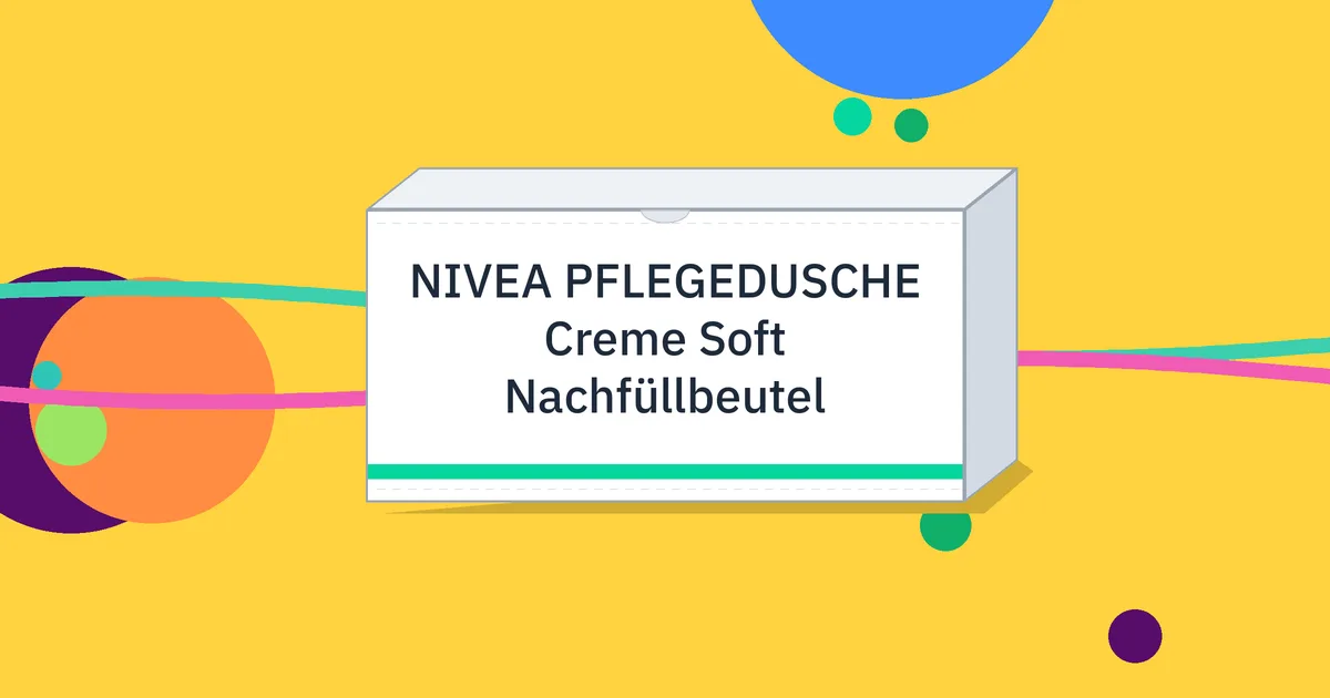 Symbolbild: Packung mit der Aufschrift NIVEA PFLEGEDUSCHE Creme Soft Nachfüllbeutel (PZN 20723060) – Verfügbarkeit und Bezug in Apotheken in Frankfurt am Main
