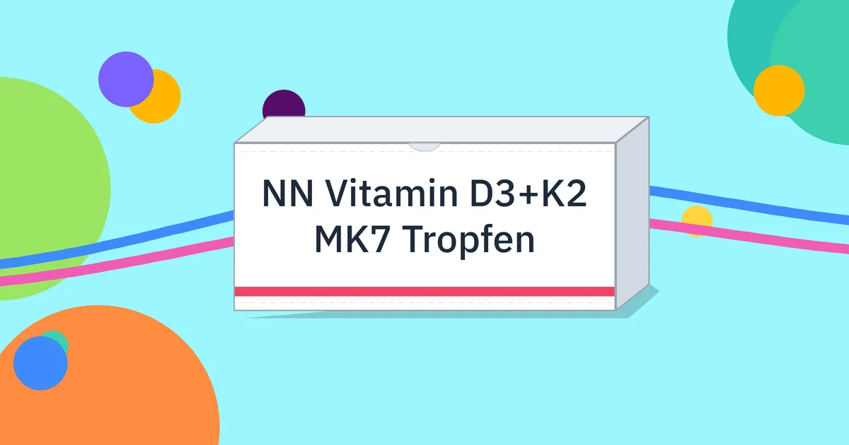 Symbolbild: Packung mit der Aufschrift NN Vitamin D3+K2 MK7 Tropfen (PZN 19052790) – Verfügbarkeit und Bezug in Apotheken in Frankfurt am Main