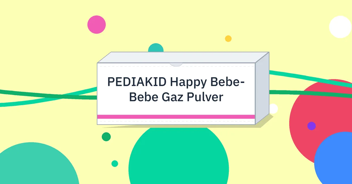 Symbolbild: Packung mit der Aufschrift PEDIAKID Happy Bebe-Bebe Gaz Pulver (PZN 19441451) – Verfügbarkeit und Bezug in Apotheken in Frankfurt am Main