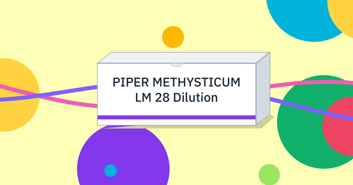 Symbolbild: Packung mit der Aufschrift PIPER METHYSTICUM LM 28 Dilution (PZN 13643610) – Verfügbarkeit und Bezug in Apotheken in Frankfurt am Main