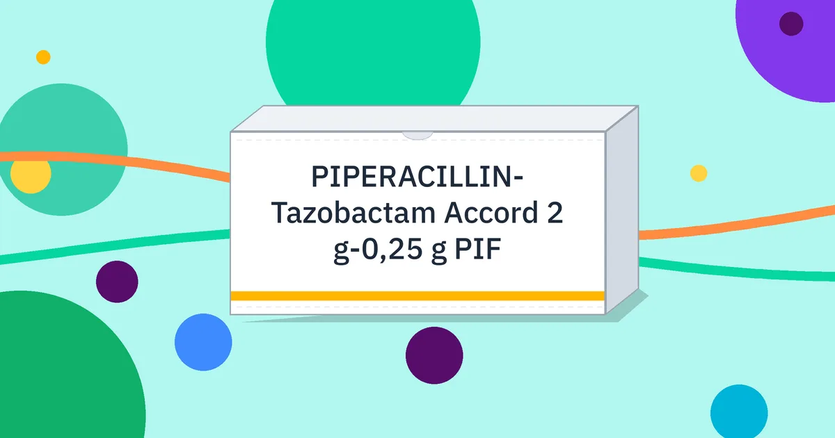 Symbolbild: Packung mit der Aufschrift PIPERACILLIN-Tazobactam Accord 2 g-0,25 g PIF (PZN 15635448) – Verfügbarkeit und Bezug in Apotheken in Frankfurt am Main