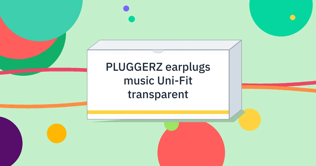 Symbolbild: Packung mit der Aufschrift PLUGGERZ earplugs music Uni-Fit transparent (PZN 20321700) – Verfügbarkeit und Bezug in Apotheken in Frankfurt am Main