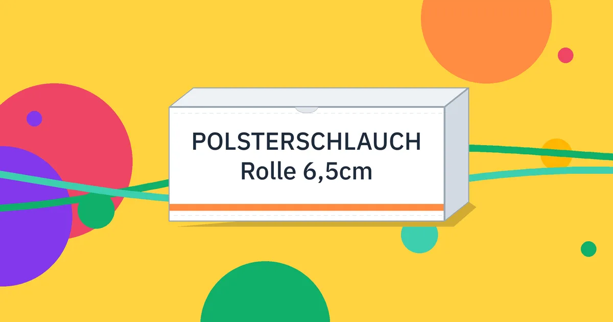 Symbolbild: Packung mit der Aufschrift POLSTERSCHLAUCH Rolle 6,5cm (PZN 07003674) – Verfügbarkeit und Bezug in Apotheken in Frankfurt am Main