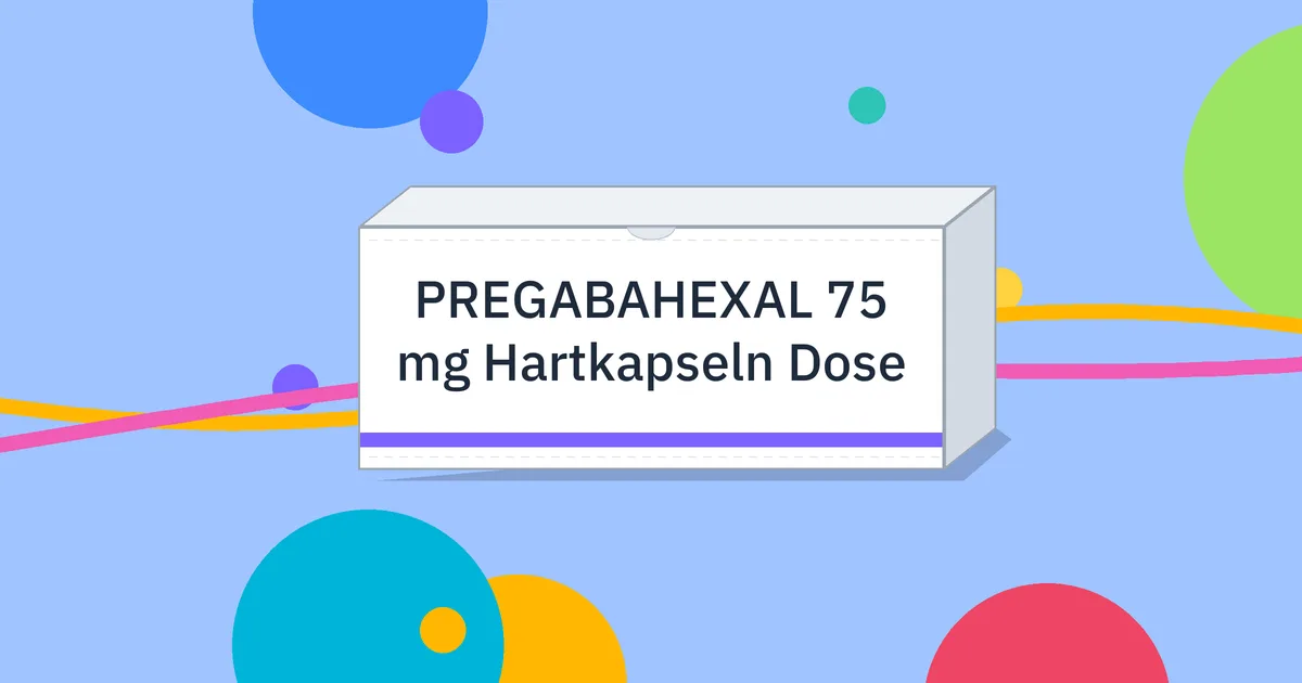 Symbolbild: Packung mit der Aufschrift PREGABAHEXAL 75 mg Hartkapseln Dose (PZN 19450585) – Verfügbarkeit und Bezug in Apotheken in Frankfurt am Main