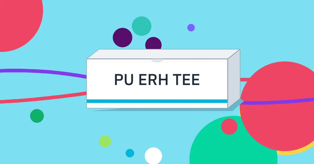 Symbolbild: Packung mit der Aufschrift PU ERH TEE (PZN 00432030) – Verfügbarkeit und Bezug in Apotheken in Frankfurt am Main