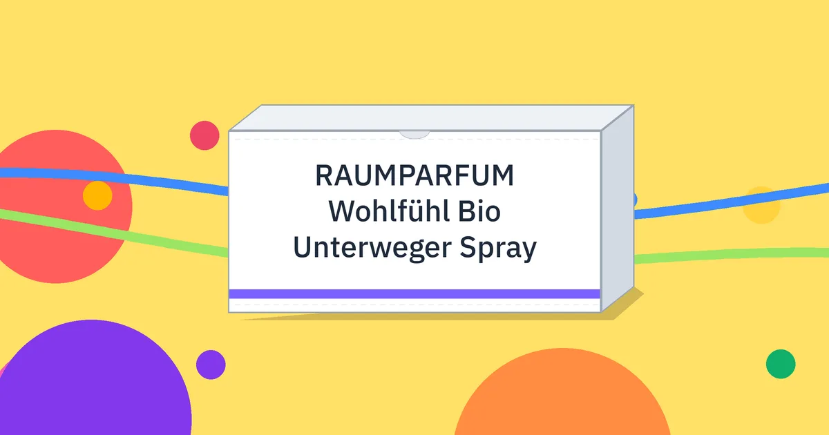 Symbolbild: Packung mit der Aufschrift RAUMPARFUM Wohlfühl Bio Unterweger Spray (PZN 12437854) – Verfügbarkeit und Bezug in Apotheken in Frankfurt am Main