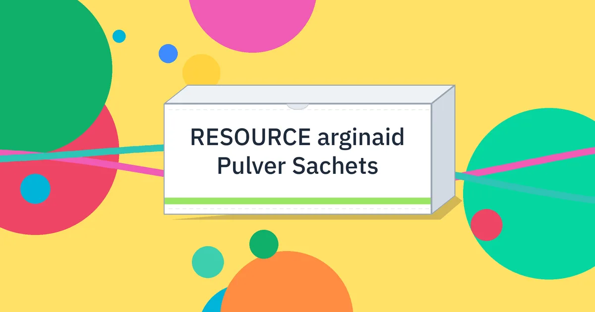 Symbolbild: Packung mit der Aufschrift RESOURCE arginaid Pulver Sachets (PZN 19725740) – Verfügbarkeit und Bezug in Apotheken in Frankfurt am Main