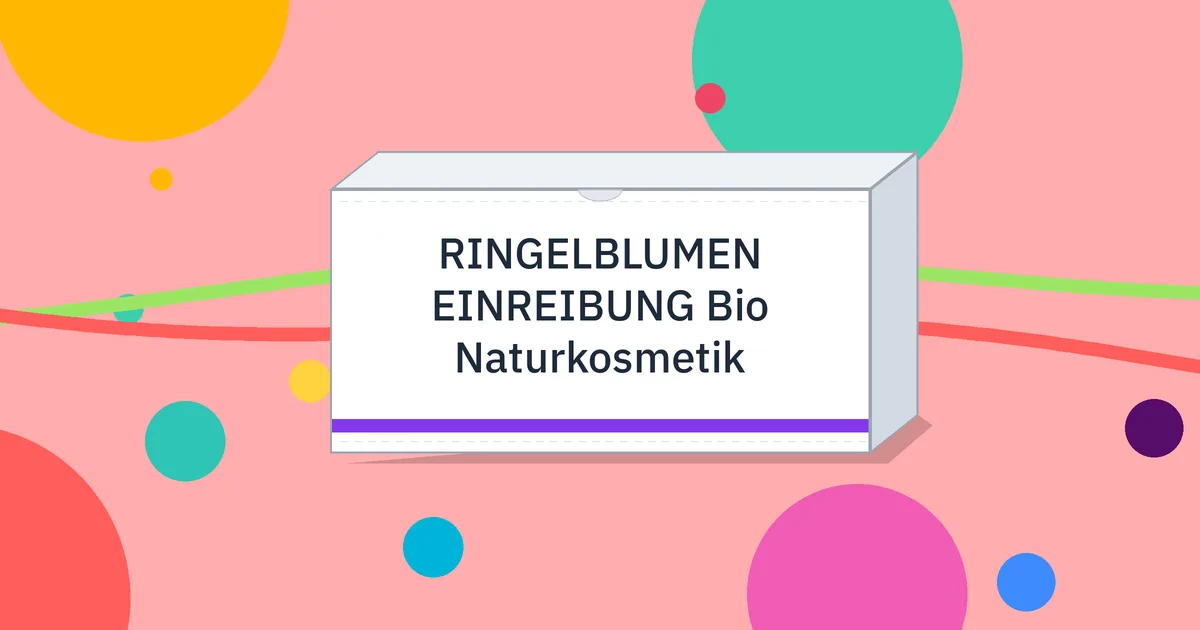Symbolbild: Packung mit der Aufschrift RINGELBLUMEN EINREIBUNG Bio Naturkosmetik (PZN 19274042) – Verfügbarkeit und Bezug in Apotheken in Frankfurt am Main
