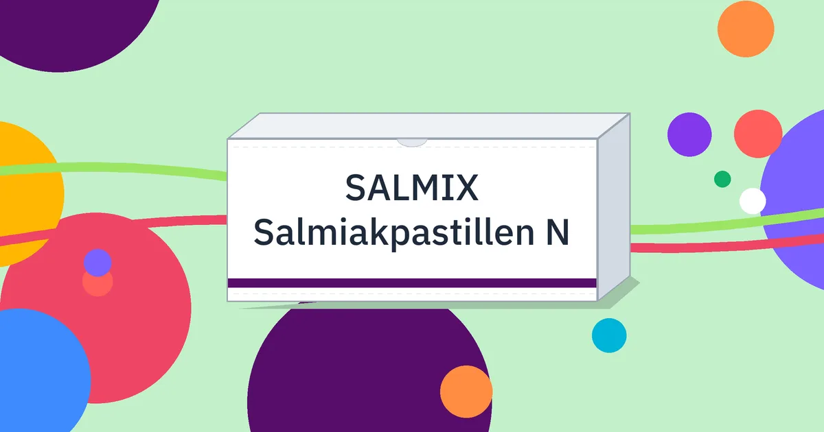 Symbolbild: Packung mit der Aufschrift SALMIX Salmiakpastillen N (PZN 02686438) – Verfügbarkeit und Bezug in Apotheken in Frankfurt am Main