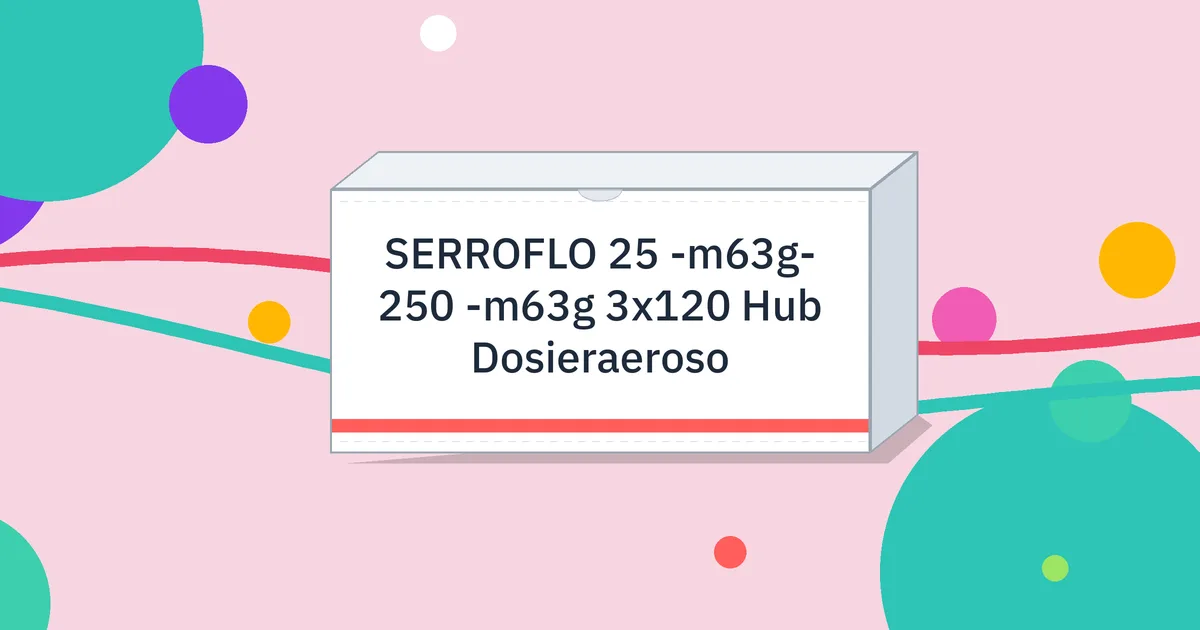 Symbolbild: Packung mit der Aufschrift SERROFLO 25 -m63g-250 -m63g 3x120 Hub Dosieraeroso (PZN 19182860) – Verfügbarkeit und Bezug in Apotheken in Frankfurt am Main