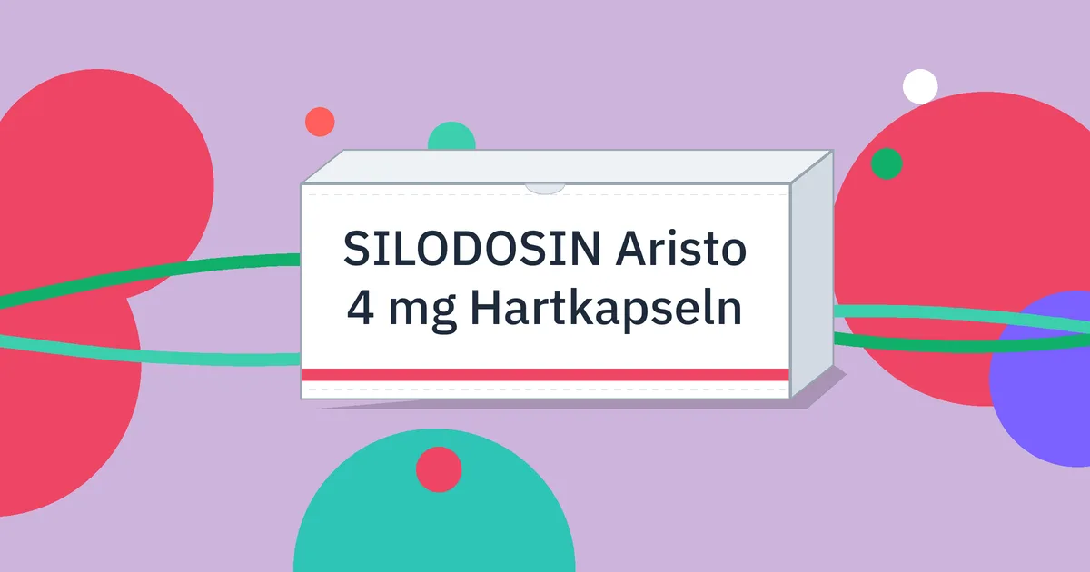 Symbolbild: Packung mit der Aufschrift SILODOSIN Aristo 4 mg Hartkapseln (PZN 15583220) – Verfügbarkeit und Bezug in Apotheken in Frankfurt am Main