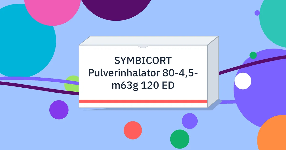 Symbolbild: Packung mit der Aufschrift SYMBICORT Pulverinhalator 80-4,5-m63g 120 ED (PZN 03811928) – Verfügbarkeit und Bezug in Apotheken in Frankfurt am Main
