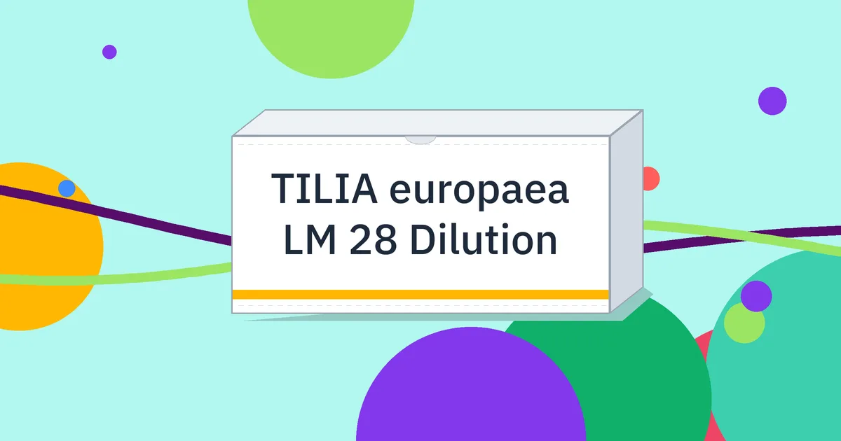 Symbolbild: Packung mit der Aufschrift TILIA europaea LM 28 Dilution (PZN 13224089) – Verfügbarkeit und Bezug in Apotheken in Frankfurt am Main