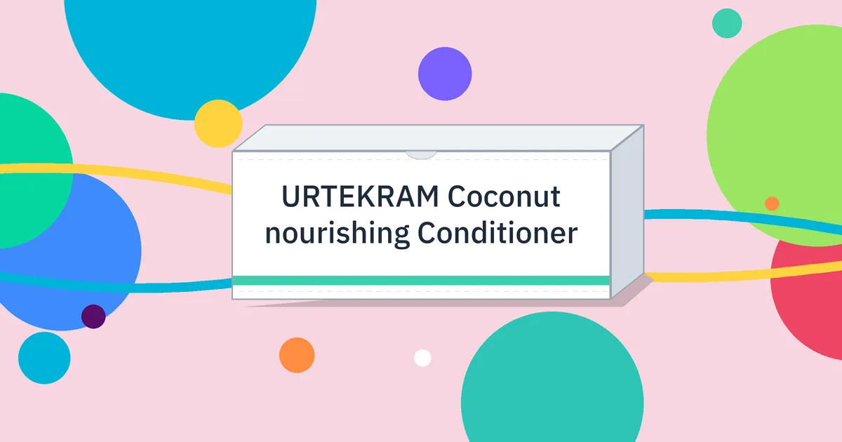 Symbolbild: Packung mit der Aufschrift URTEKRAM Coconut nourishing Conditioner (PZN 19477911) – Verfügbarkeit und Bezug in Apotheken in Frankfurt am Main