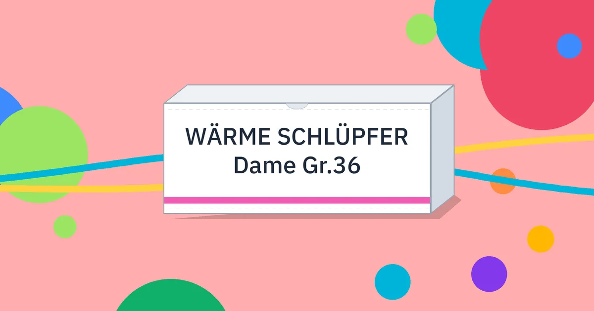 Symbolbild: Packung mit der Aufschrift WÄRME SCHLÜPFER Dame Gr.36 (PZN 02446013) – Verfügbarkeit und Bezug in Apotheken in Frankfurt am Main