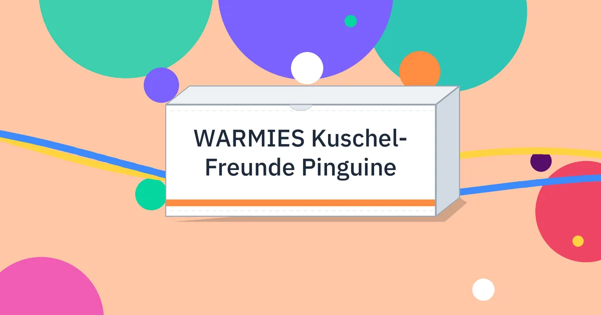 Symbolbild: Packung mit der Aufschrift WARMIES Kuschel-Freunde Pinguine (PZN 17268787) – Verfügbarkeit und Bezug in Apotheken in Frankfurt am Main