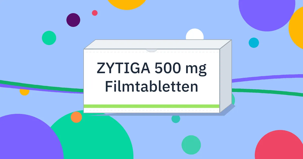 Symbolbild: Packung mit der Aufschrift ZYTIGA 500 mg Filmtabletten (PZN 14319024) – Verfügbarkeit und Bezug in Apotheken in Frankfurt am Main