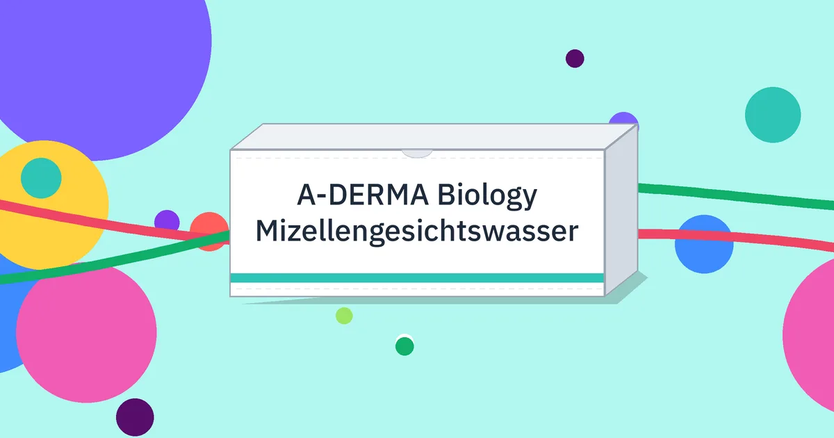 Symbolbild: Packung mit der Aufschrift A-DERMA Biology Mizellengesichtswasser (PZN 16830904) – Verfügbarkeit und Bezug in Apotheken in Frankfurt am Main