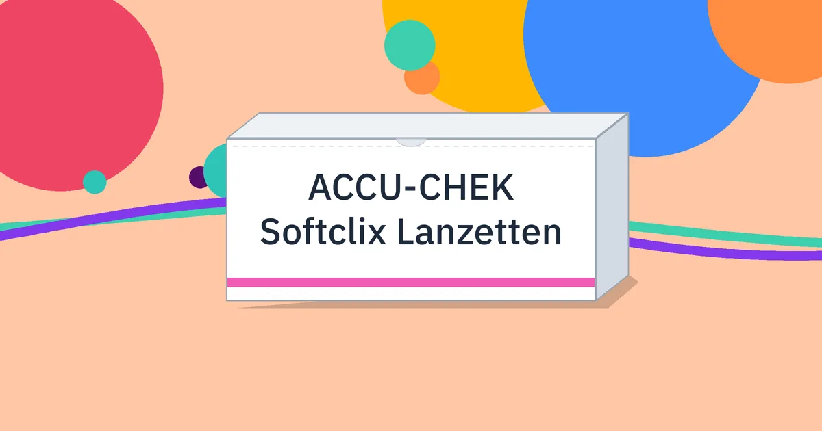 Symbolbild: Packung mit der Aufschrift ACCU-CHEK Softclix Lanzetten (PZN 19697860) – Verfügbarkeit und Bezug in Apotheken in Frankfurt am Main