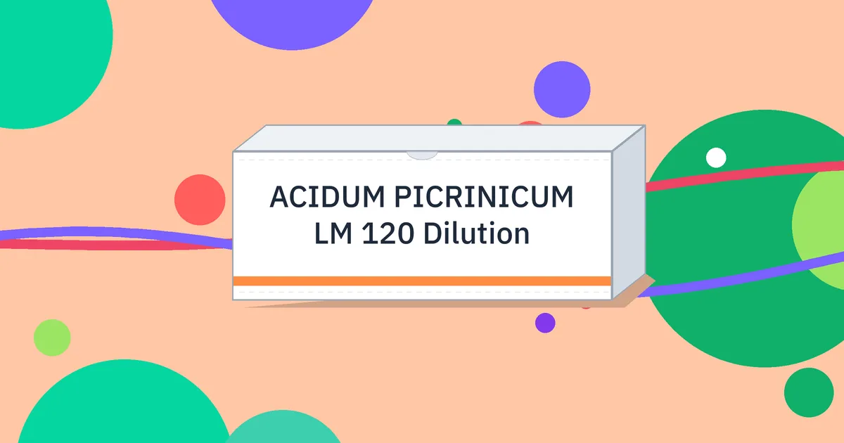 Symbolbild: Packung mit der Aufschrift ACIDUM PICRINICUM LM 120 Dilution (PZN 12753897) – Verfügbarkeit und Bezug in Apotheken in Frankfurt am Main