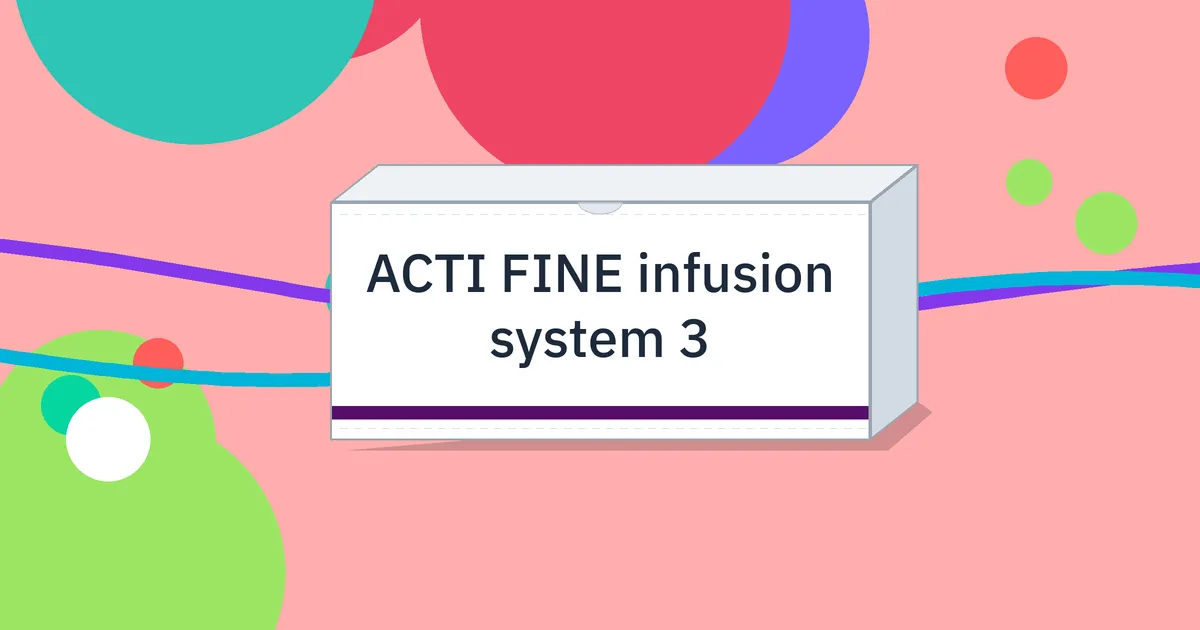 Symbolbild: Packung mit der Aufschrift ACTI FINE infusion system 3 (PZN 09716697) – Verfügbarkeit und Bezug in Apotheken in Frankfurt am Main