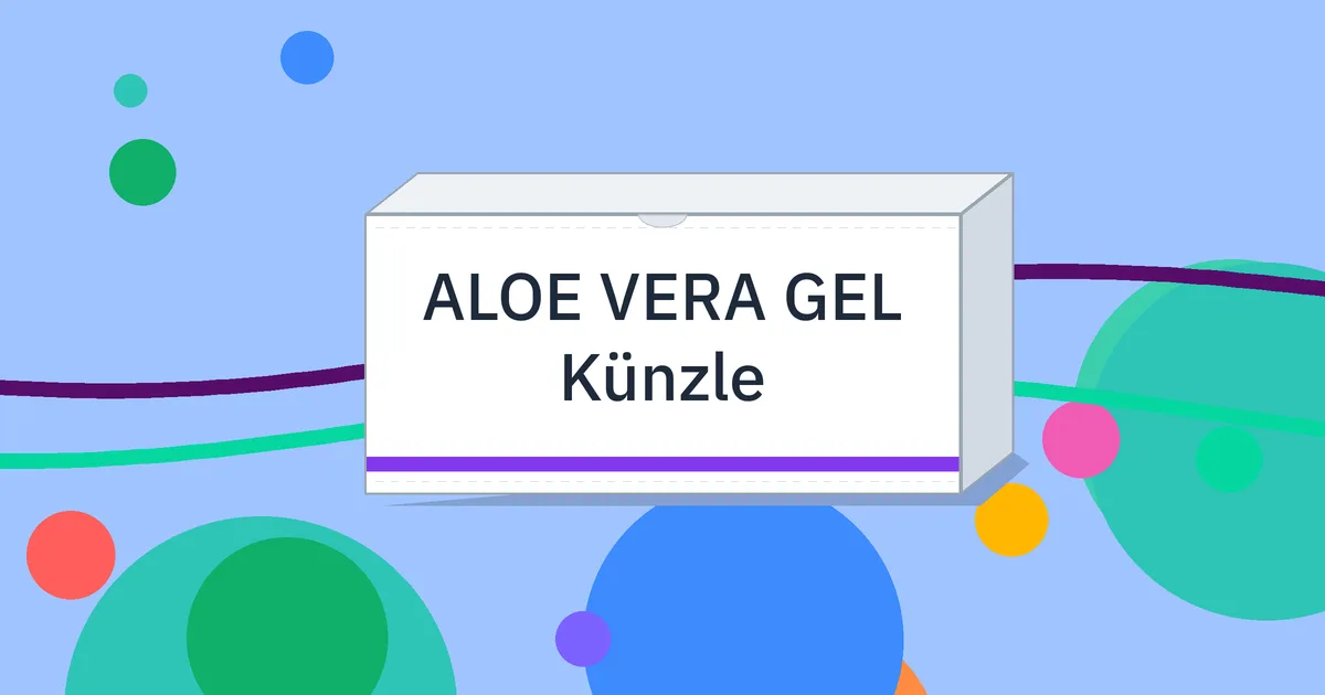 Symbolbild: Packung mit der Aufschrift ALOE VERA GEL Künzle (PZN 04869203) – Verfügbarkeit und Bezug in Apotheken in Frankfurt am Main