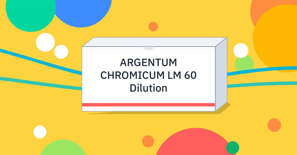 Symbolbild: Packung mit der Aufschrift ARGENTUM CHROMICUM LM 60 Dilution (PZN 13389985) – Verfügbarkeit und Bezug in Apotheken in Frankfurt am Main