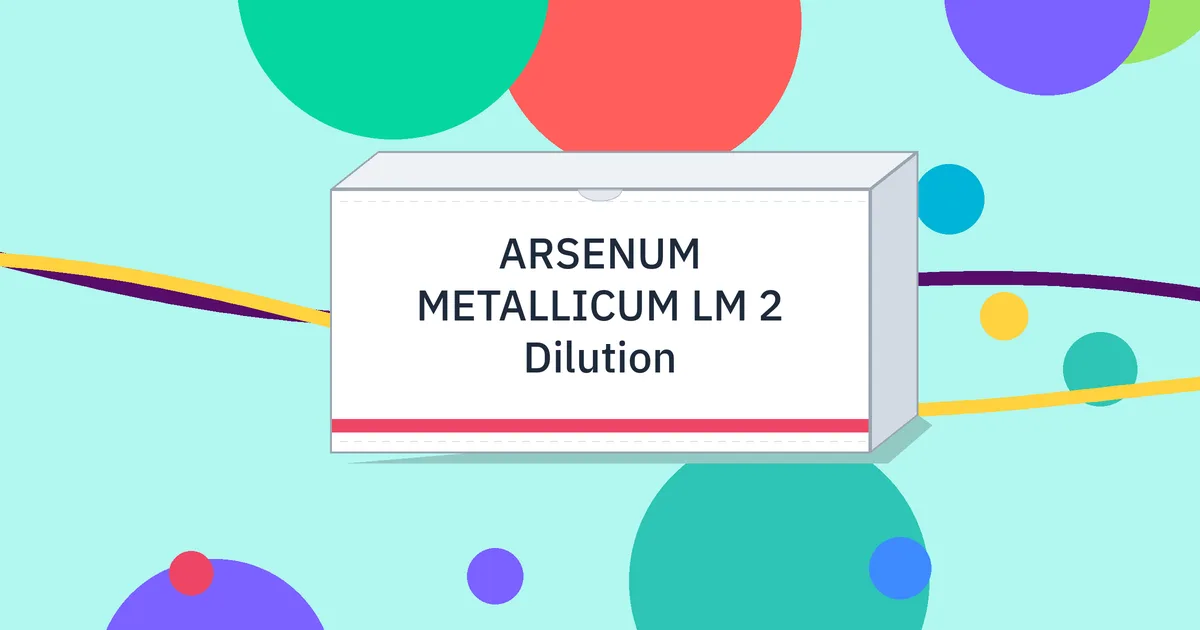 Symbolbild: Packung mit der Aufschrift ARSENUM METALLICUM LM 2 Dilution (PZN 12779201) – Verfügbarkeit und Bezug in Apotheken in Frankfurt am Main