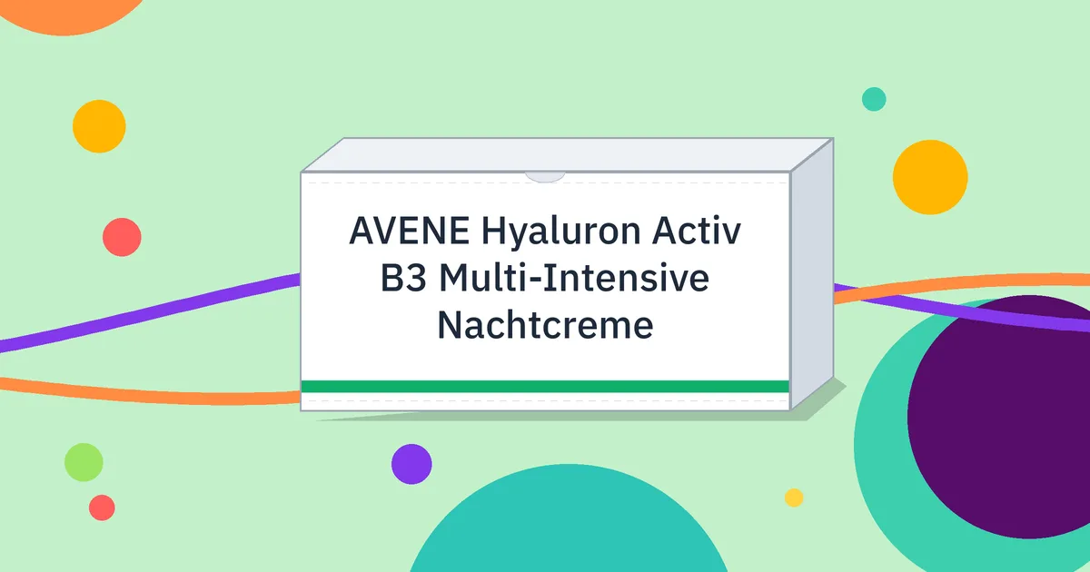 Symbolbild: Packung mit der Aufschrift AVENE Hyaluron Activ B3 Multi-Intensive Nachtcreme (PZN 17940902) – Verfügbarkeit und Bezug in Apotheken in Frankfurt am Main