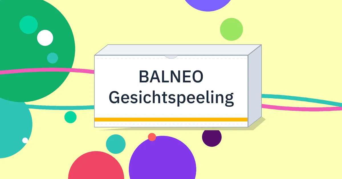 Symbolbild: Packung mit der Aufschrift BALNEO Gesichtspeeling (PZN 10988610) – Verfügbarkeit und Bezug in Apotheken in Frankfurt am Main