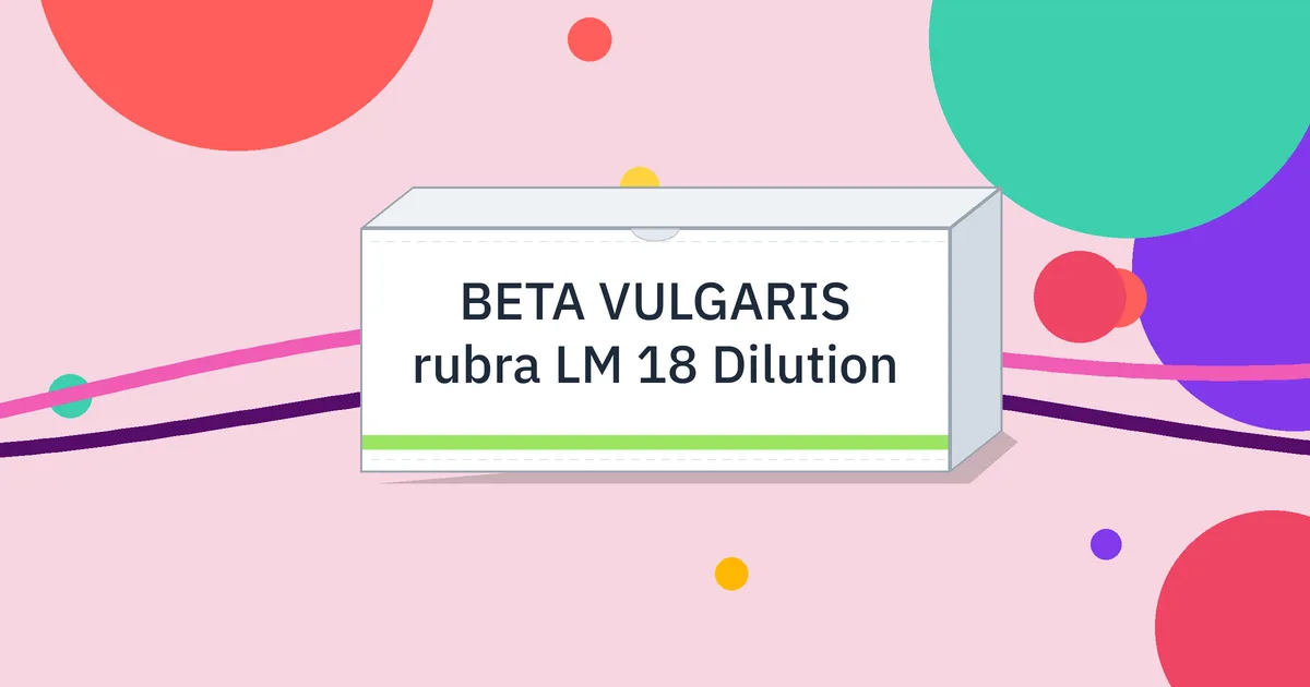 Symbolbild: Packung mit der Aufschrift BETA VULGARIS rubra LM 18 Dilution (PZN 13385160) – Verfügbarkeit und Bezug in Apotheken in Frankfurt am Main