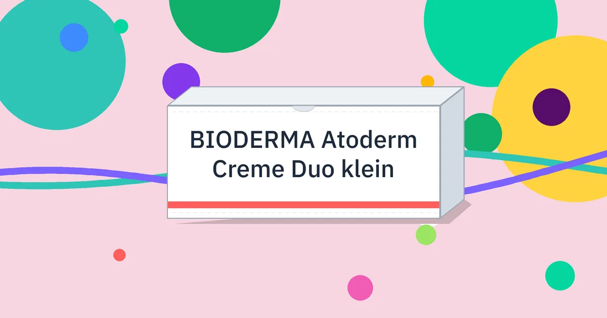 Symbolbild: Packung mit der Aufschrift BIODERMA Atoderm Creme Duo klein (PZN 19984370) – Verfügbarkeit und Bezug in Apotheken in Frankfurt am Main