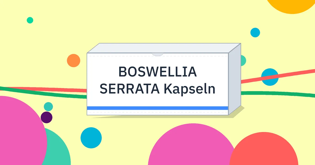 Symbolbild: Packung mit der Aufschrift BOSWELLIA SERRATA Kapseln (PZN 16757248) – Verfügbarkeit und Bezug in Apotheken in Frankfurt am Main