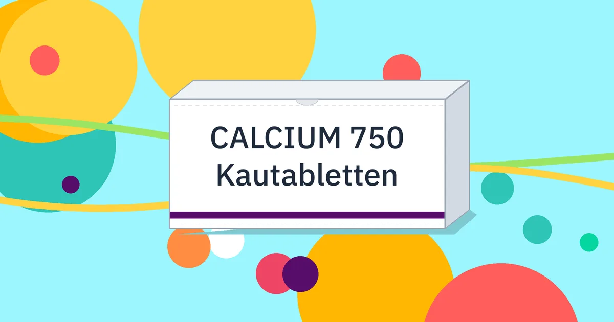 Symbolbild: Packung mit der Aufschrift CALCIUM 750 Kautabletten (PZN 12909187) – Verfügbarkeit und Bezug in Apotheken in Frankfurt am Main