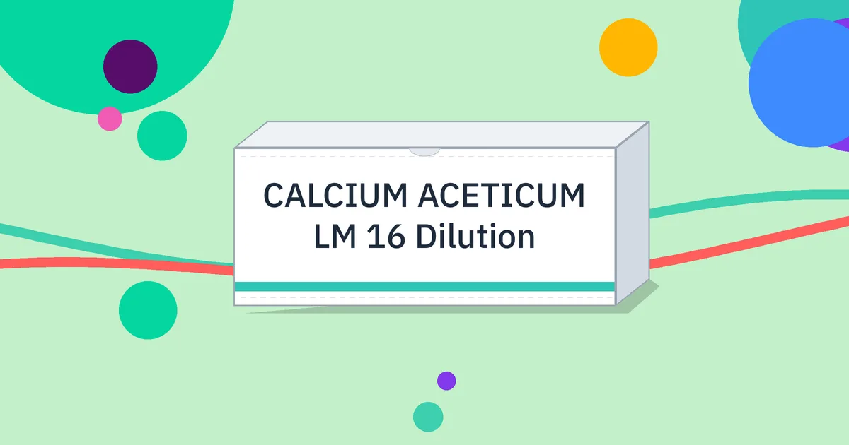 Symbolbild: Packung mit der Aufschrift CALCIUM ACETICUM LM 16 Dilution (PZN 13405661) – Verfügbarkeit und Bezug in Apotheken in Frankfurt am Main