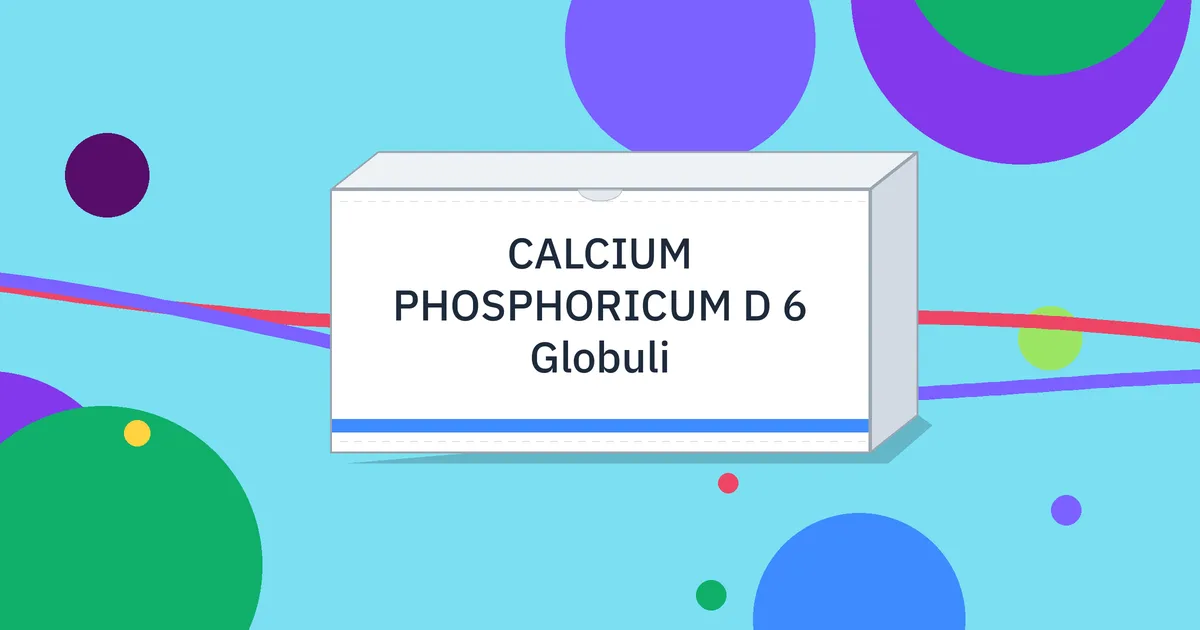 Symbolbild: Packung mit der Aufschrift CALCIUM PHOSPHORICUM D 6 Globuli (PZN 17505810) – Verfügbarkeit und Bezug in Apotheken in Frankfurt am Main
