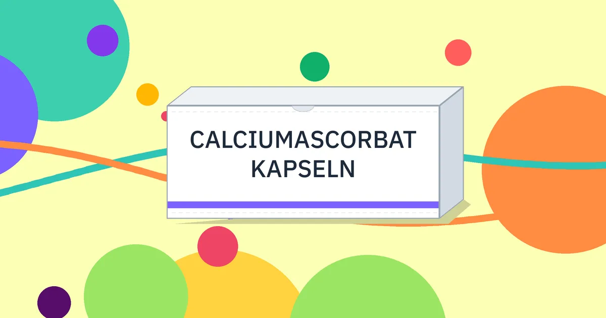 Symbolbild: Packung mit der Aufschrift CALCIUMASCORBAT KAPSELN (PZN 07574572) – Verfügbarkeit und Bezug in Apotheken in Frankfurt am Main