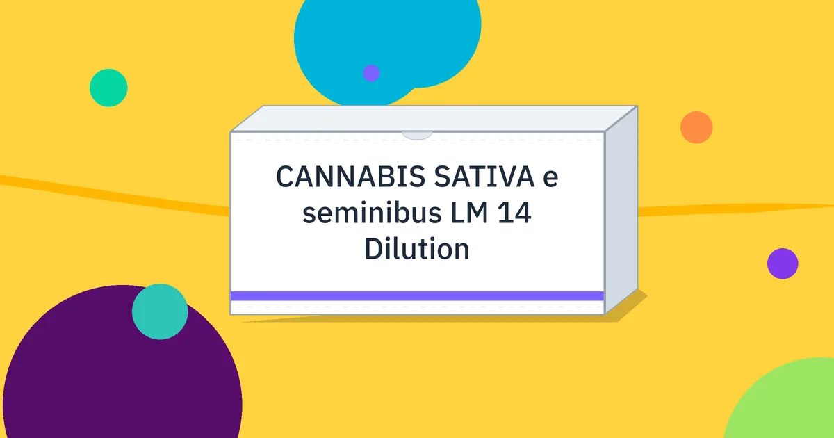 Symbolbild: Packung mit der Aufschrift CANNABIS SATIVA e seminibus LM 14 Dilution (PZN 12143816) – Verfügbarkeit und Bezug in Apotheken in Frankfurt am Main