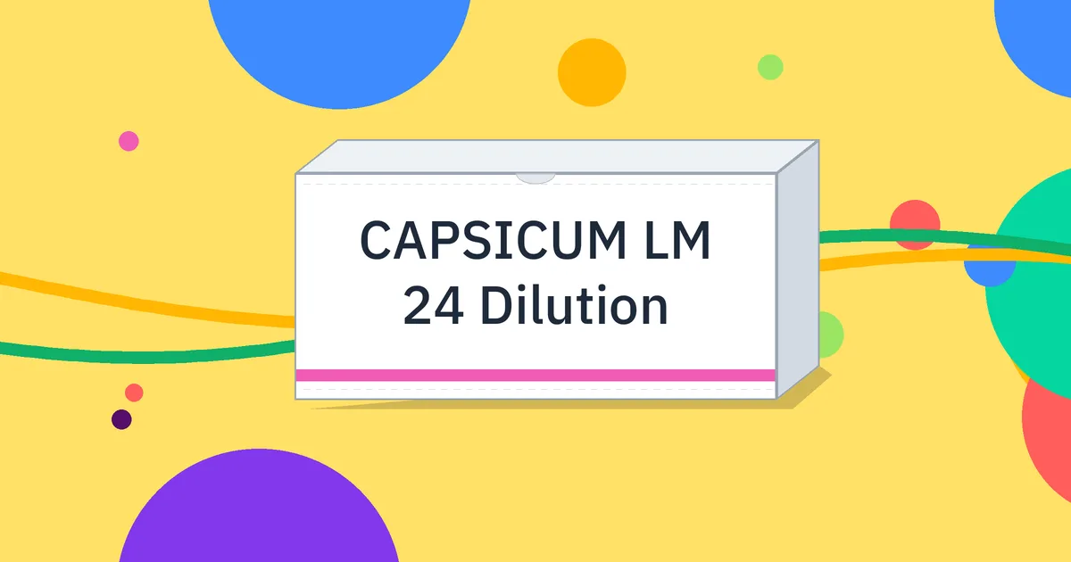 Symbolbild: Packung mit der Aufschrift CAPSICUM LM 24 Dilution (PZN 12808776) – Verfügbarkeit und Bezug in Apotheken in Frankfurt am Main